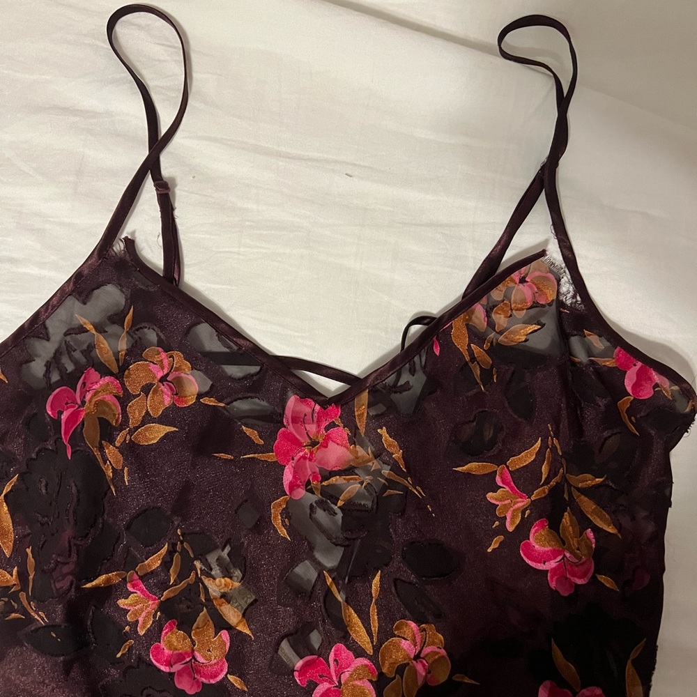 Vintage Victorias Secret Hi-Cut Flutter Teddy - Gem